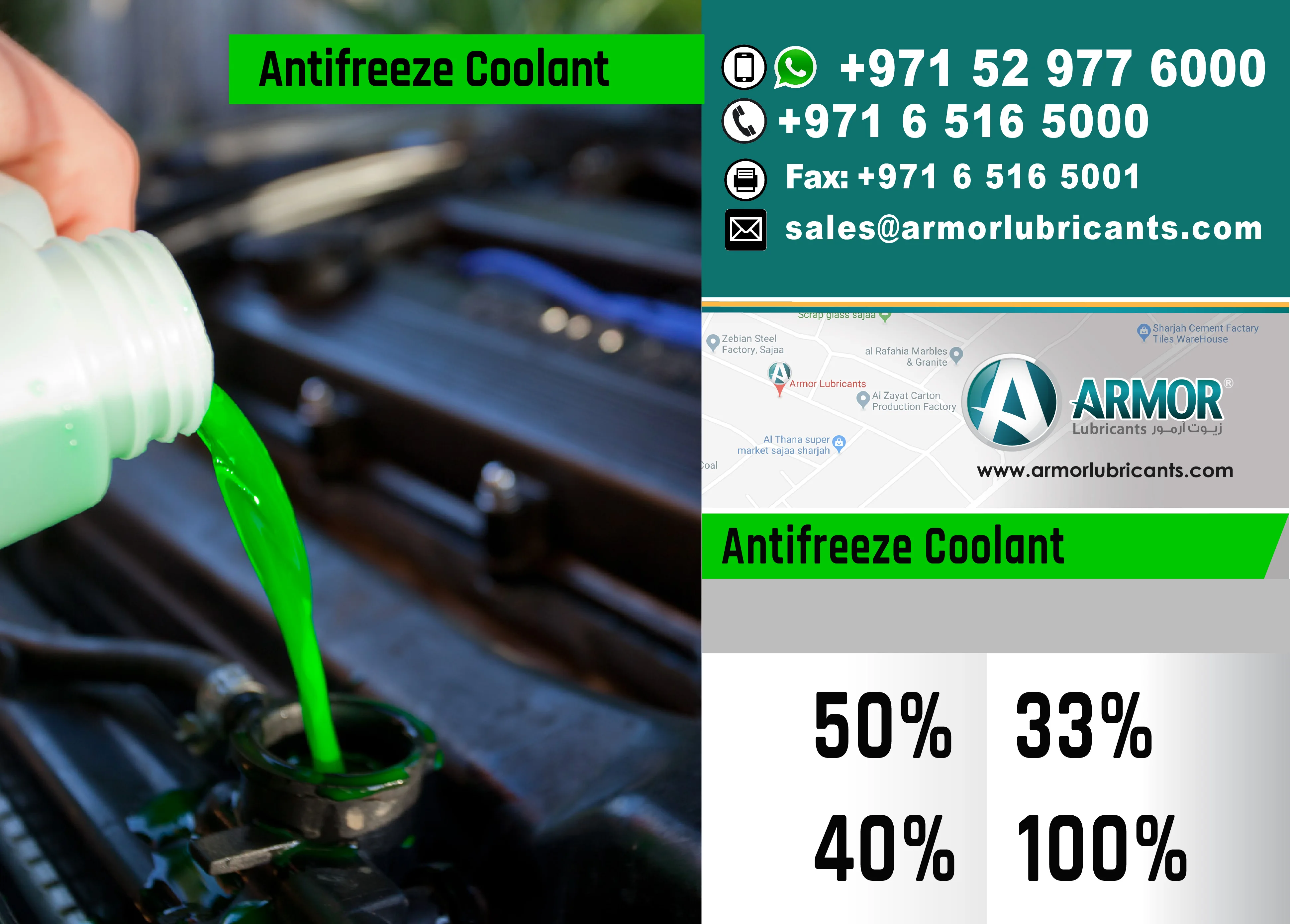 Armor Antifreeze Coolant - Maximize Engine Life & Protection