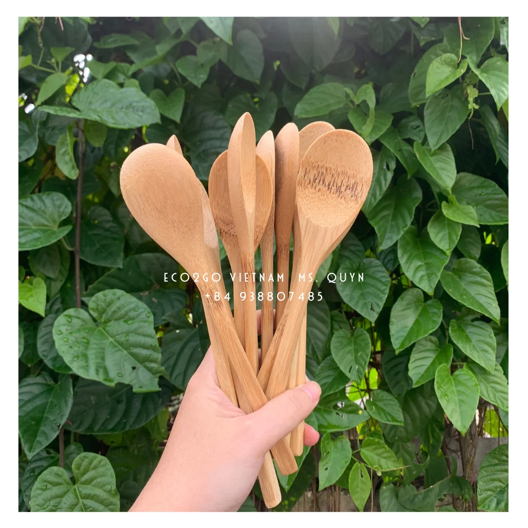 Best Seller 2023 Natural Bamboo Cutlery Set/ Bamboo Flatware Set ...