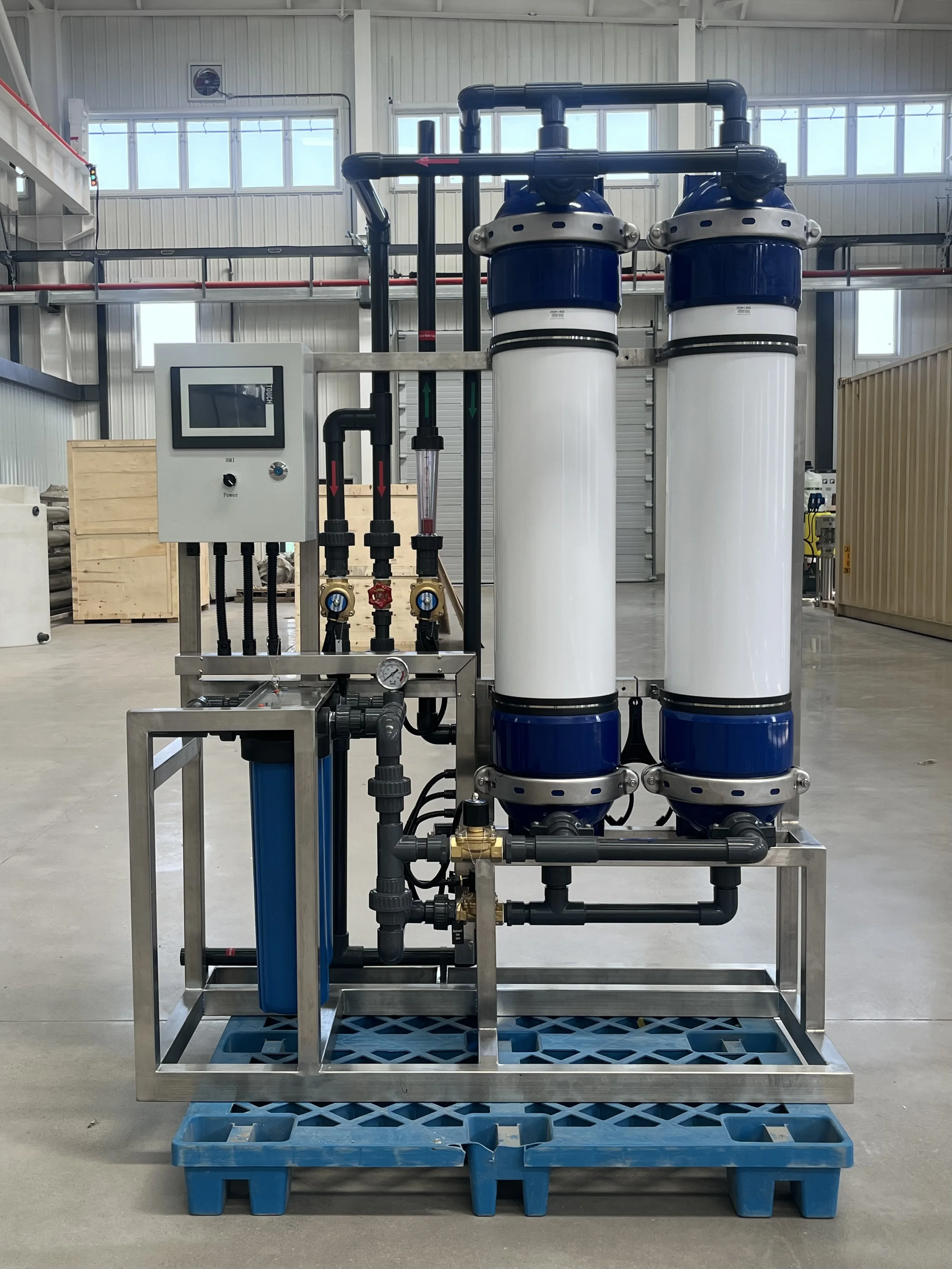 Ultrafiltration Water Treatment 4000lph Seawater Desalination Machines ...