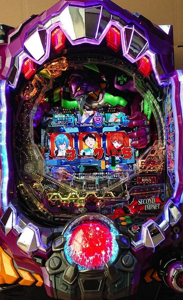 Cr Eva Project Shinsei Evangelion Anime Pachinko Pinball Machine Used ...
