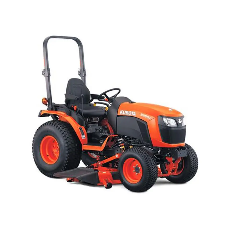 Kubota 4X4 Tractor Garden lawn tractor mower with grass catcher ...
