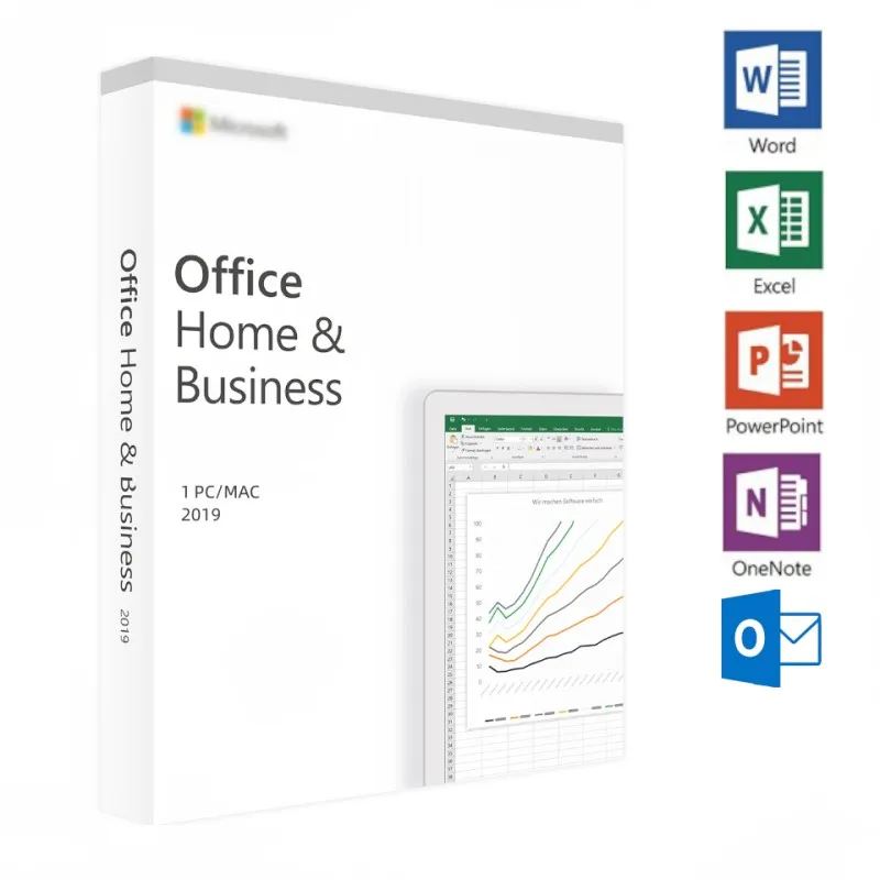 Genuine Office 2019 Home And Business Retail Key For Win Online ...