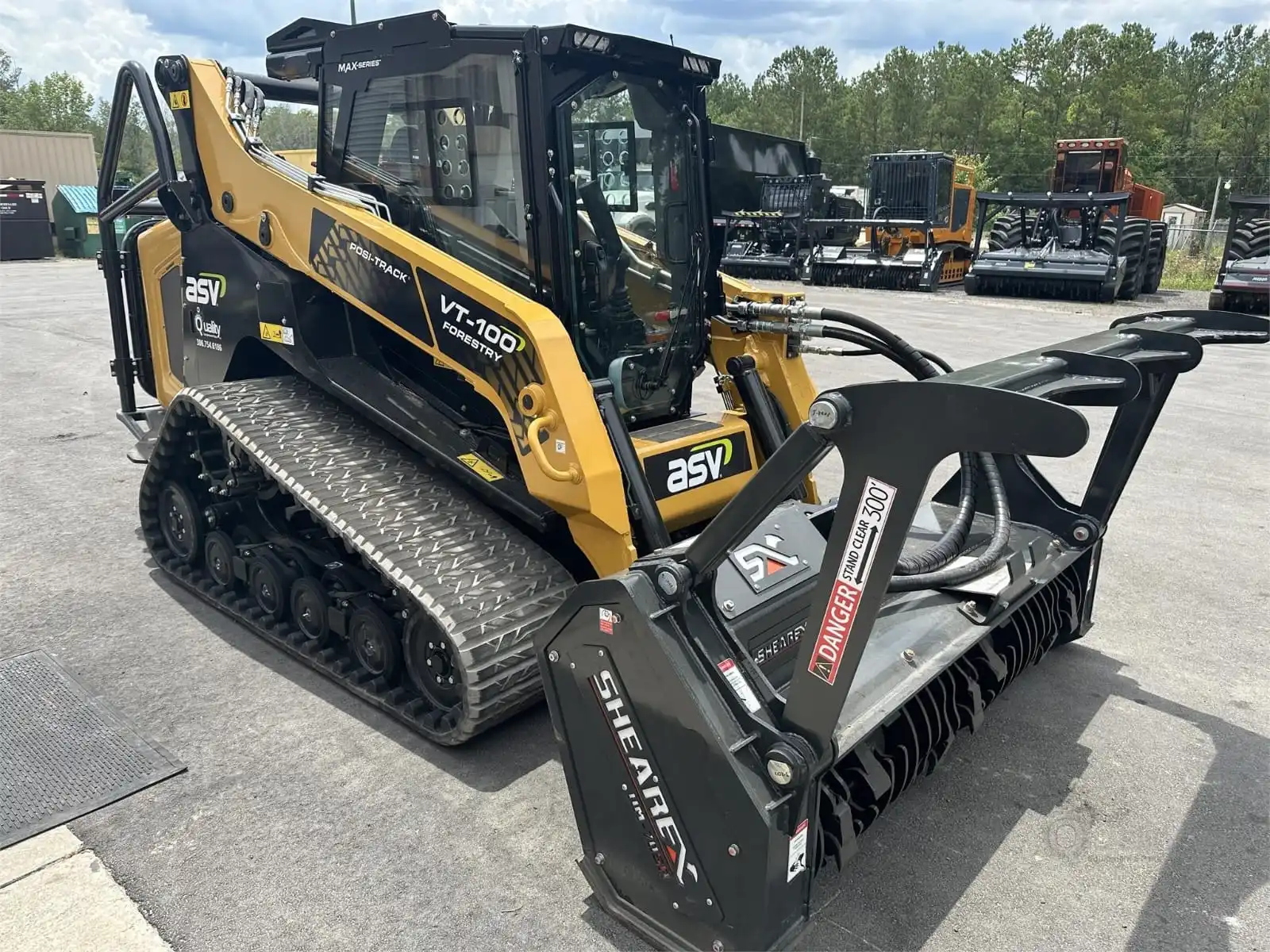 2024 Asv Posi-Track VT100 Forestry Skid Steer 103.5 HP with Engine ...