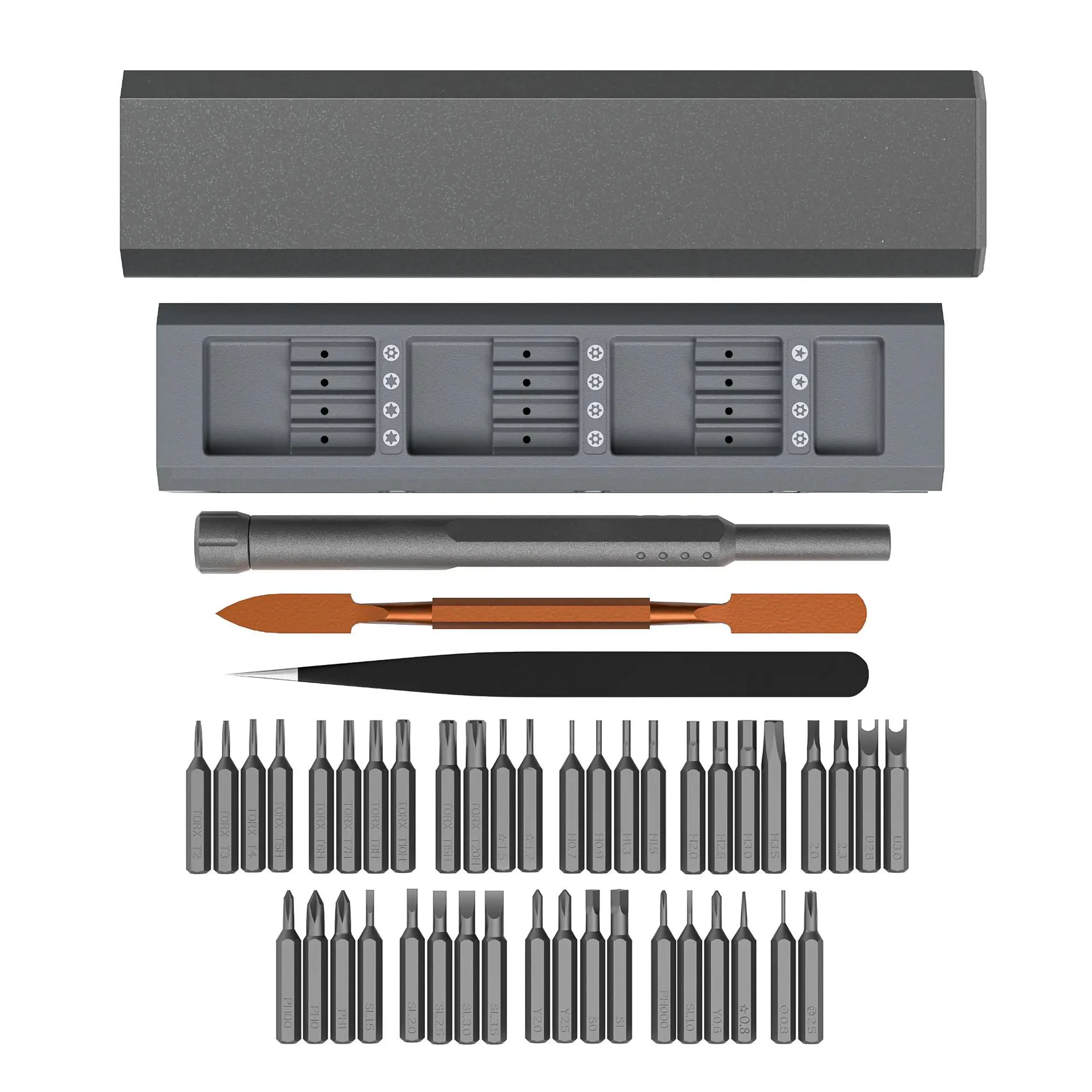 Mini Screwdriver Magnetic Driver Bits Set 44 In 1 Computer Repair ...