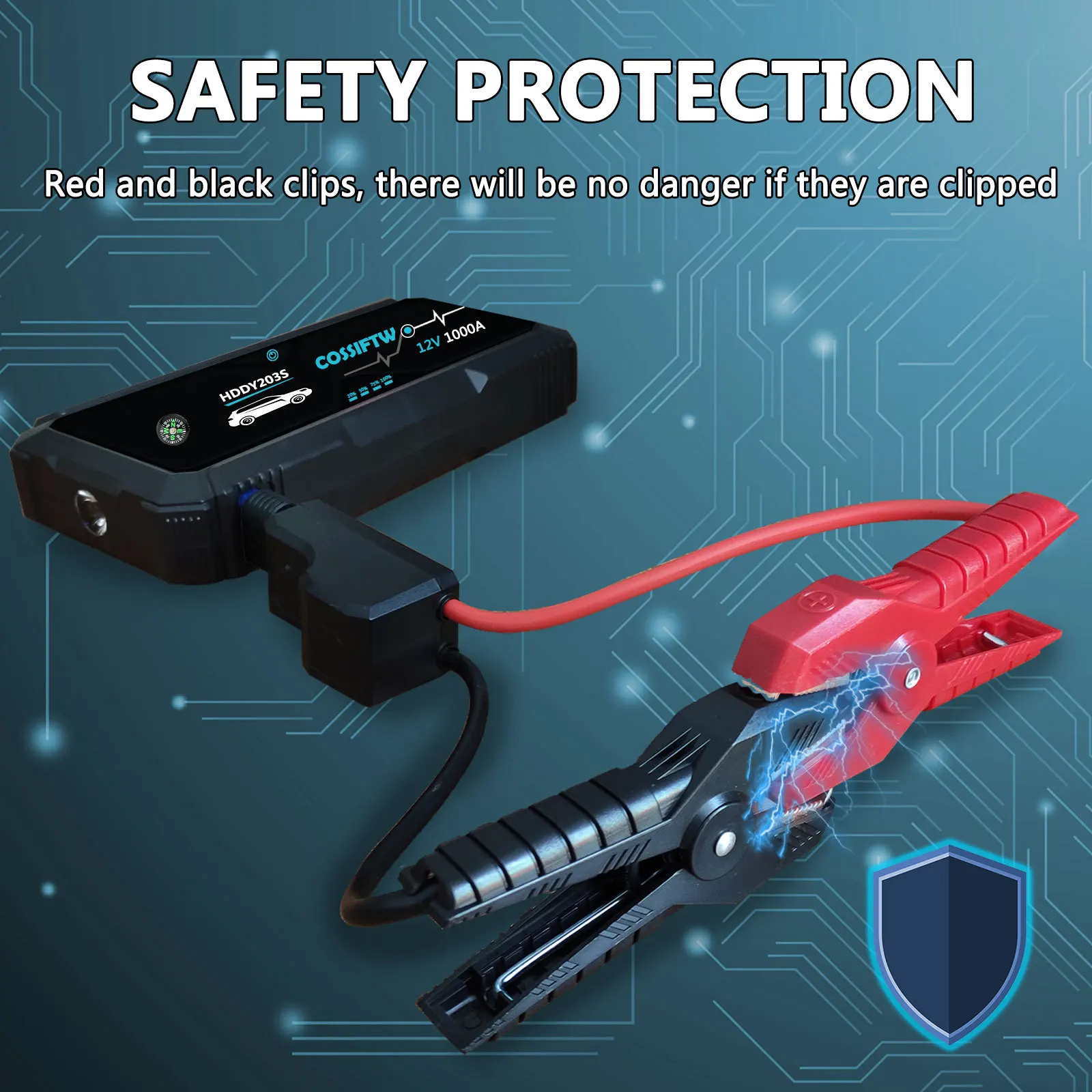 Hot Selling Car Jump Starter Power Bank Portable Battery Charger ...