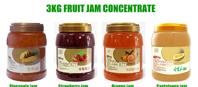 Manufacturer's Fresh Orange Jam for Bubble Tea Syrup and Concentrate ...