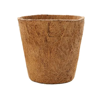 Weather Resistant Biodegradable Coconut Coir Pot 100% Natural Coco ...
