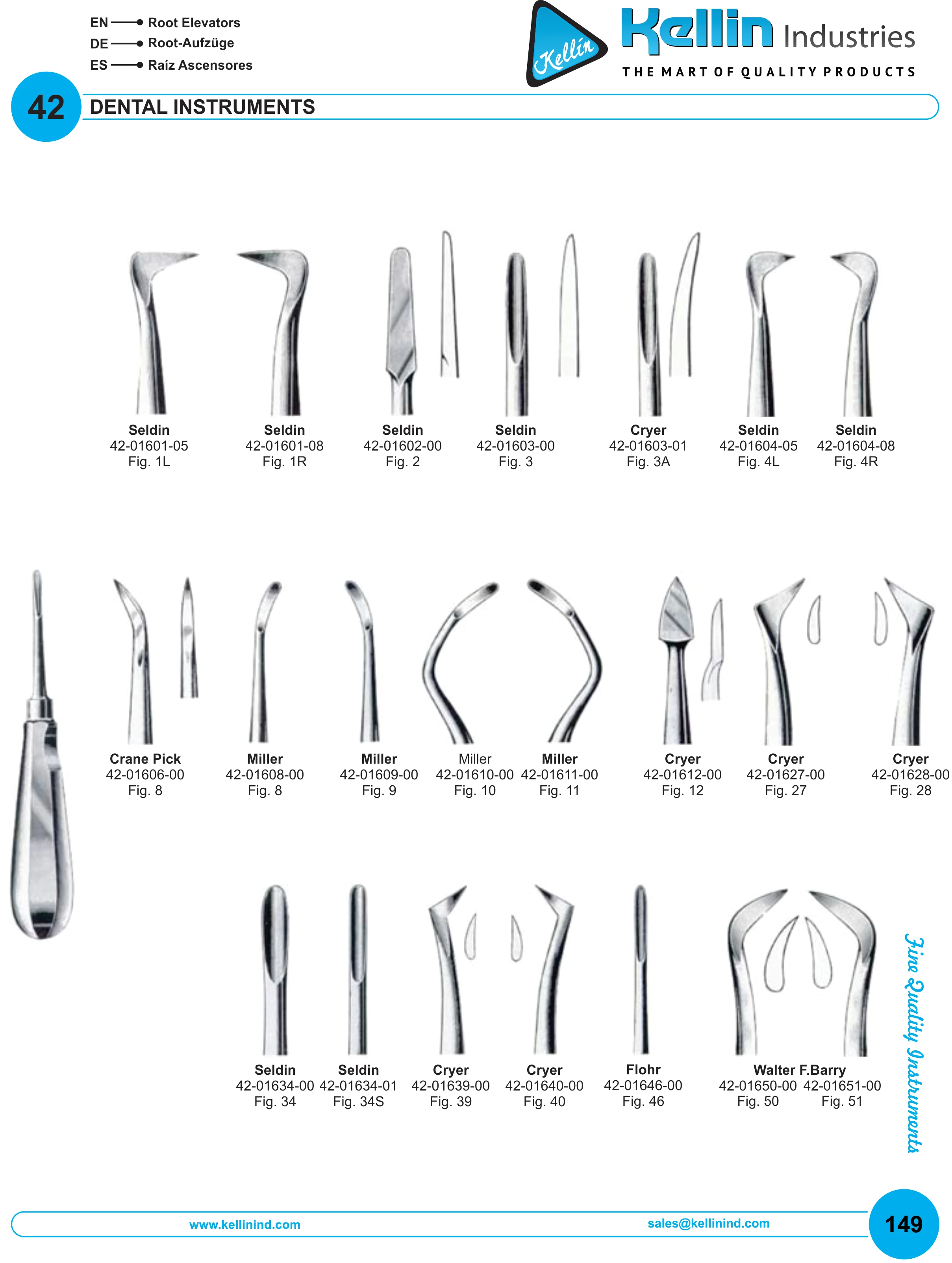Bes Quality Dental Elevators Dental Instruments Dental Root Extracting ...