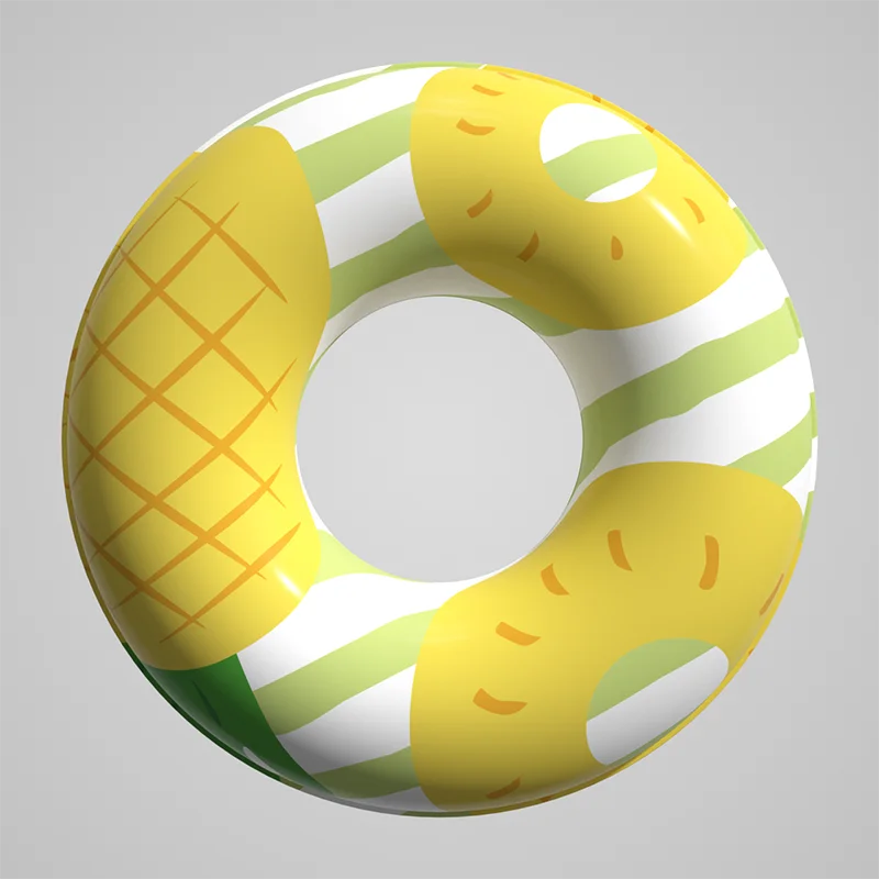 Simple Design PVC Inflatable Transparent Swimming Ring Factory Price ...