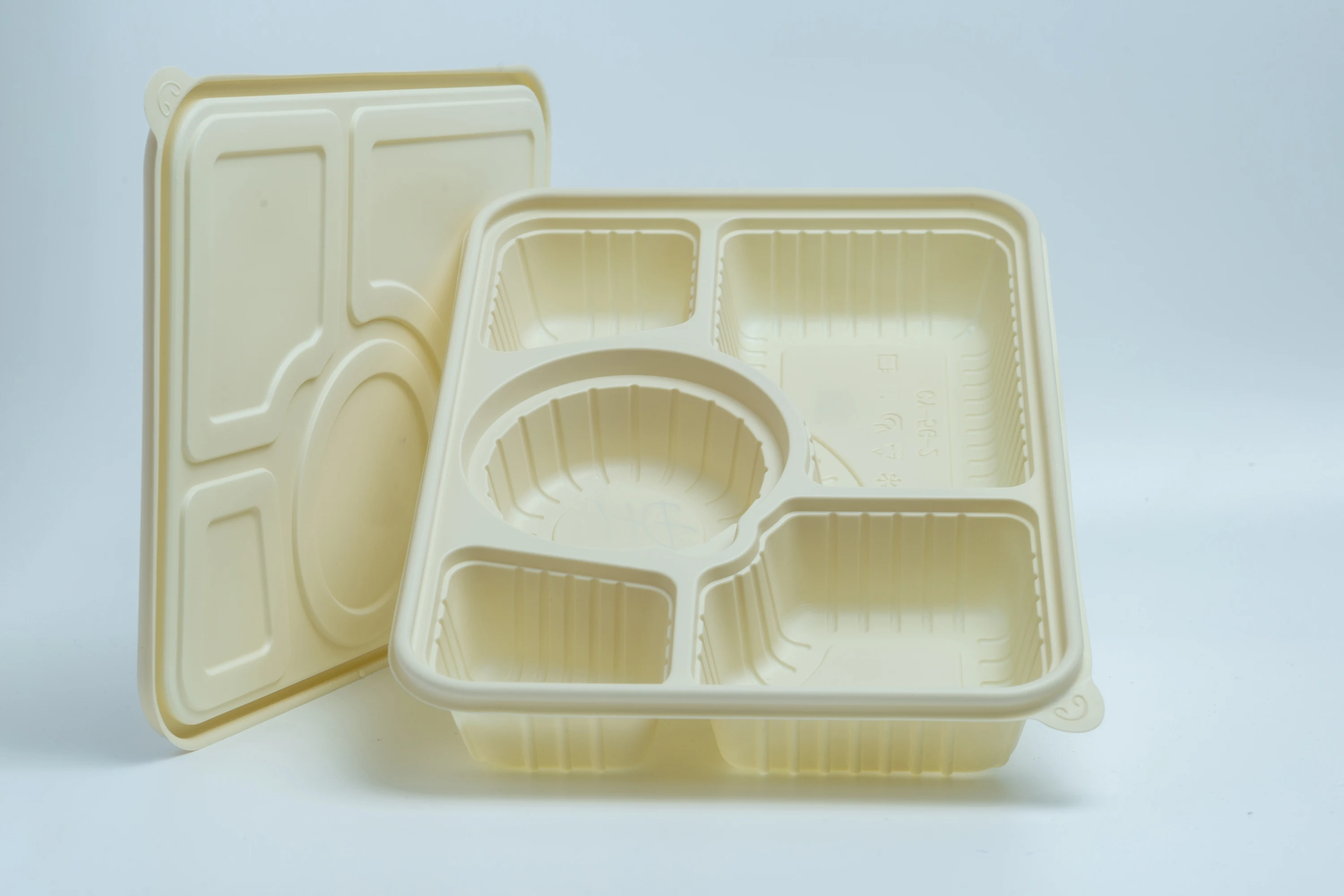 Three Compartments Disposable PS Foam Food Container Food Containers ...