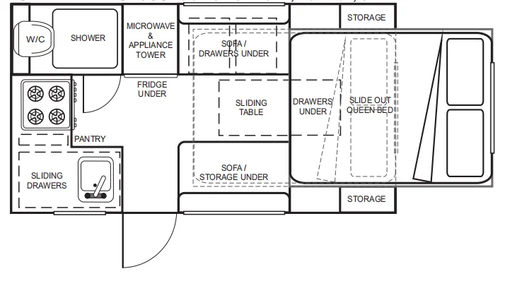 Extending Box Pickup POP TOP Expedition Slide Customized Truck 4x4 ...