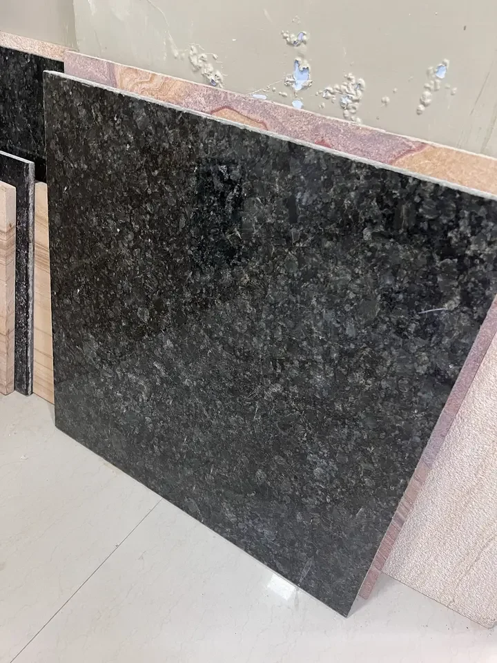 Modern Design Natural Stone North Granite Crystal Green Granite Slab ...