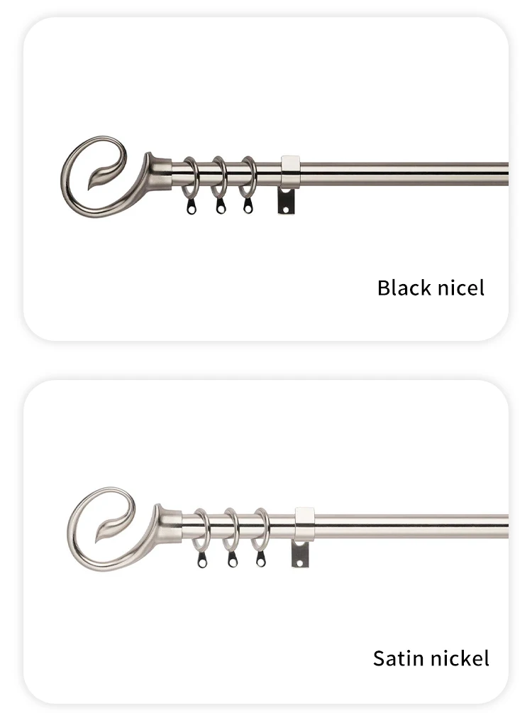 High Quality Living Room Curtain Rod With Bracket,Curtain Rods Sets ...