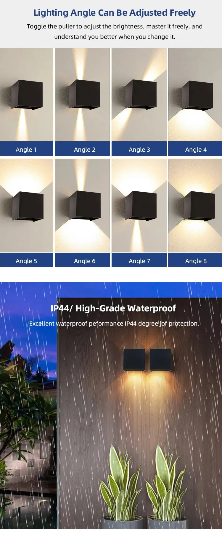Waterproof Outdoor Led Lighting Square Wall Lamp| Alibaba.com