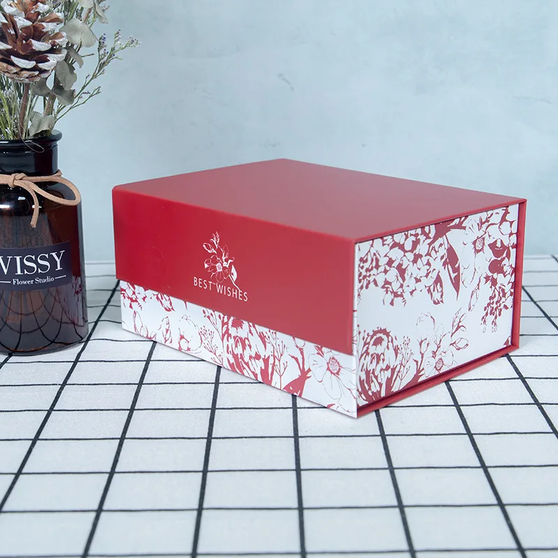 Printed Paperboard Box Hard Unique Luxury Cardboard Two Double Door ...