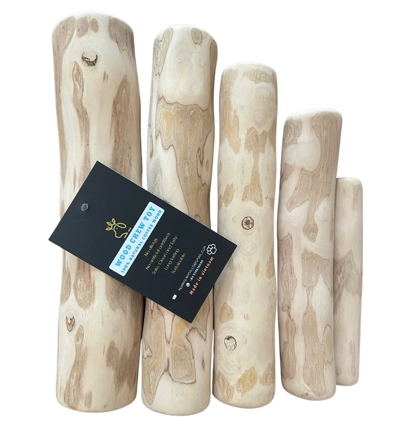 Coffee Tree Bone Chew Stick for Dogs - Natural & Durable