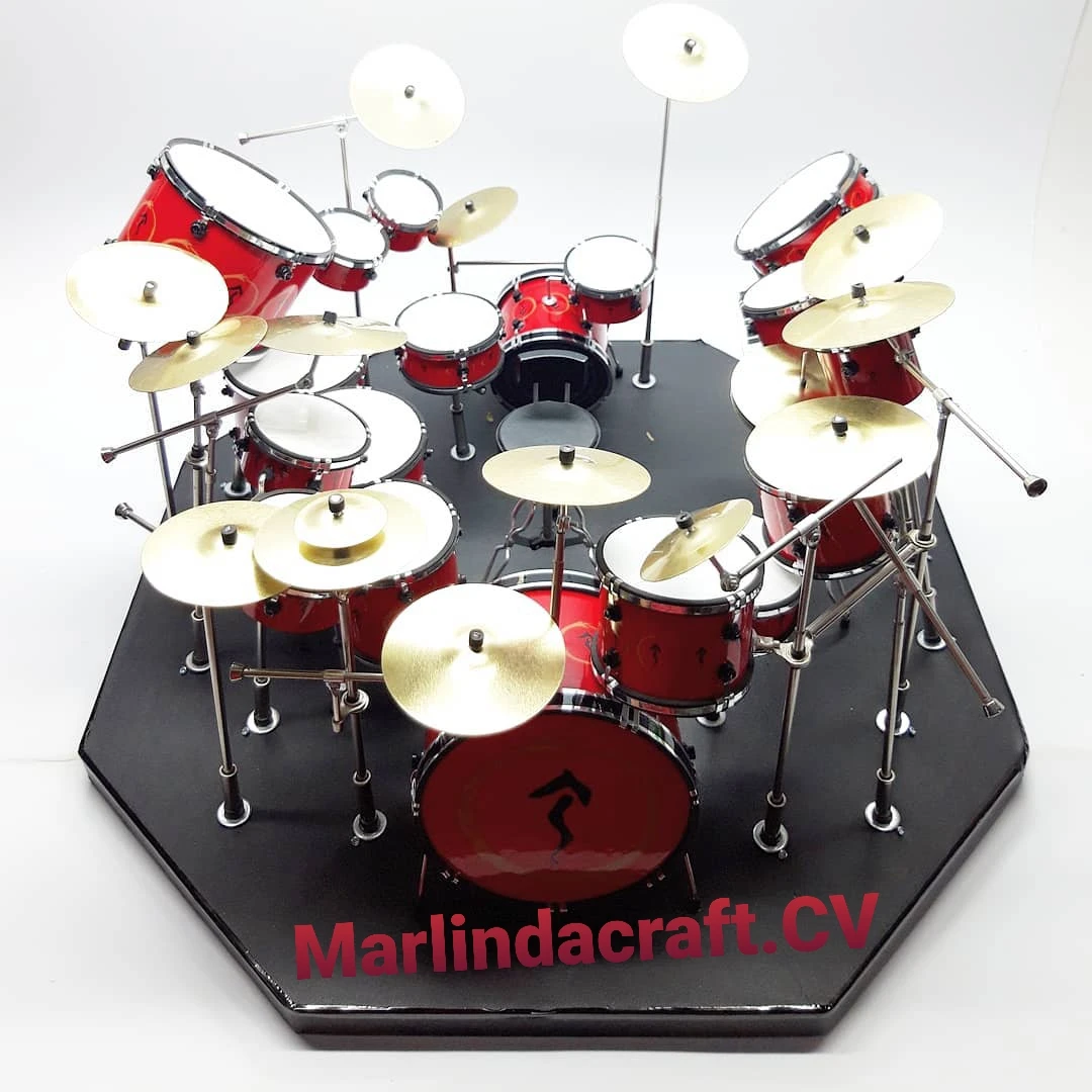Miniature Drum Rush Scale 1/6 For Display - Buy Miniature Drum Set ...