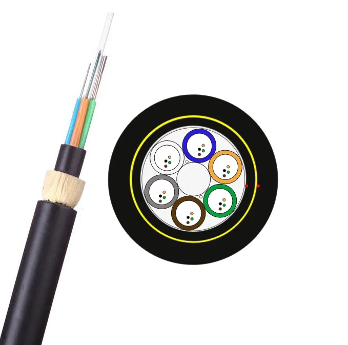 100m Span ADSS Fiber Optic Cable with 48 Cores - Durable & Efficient