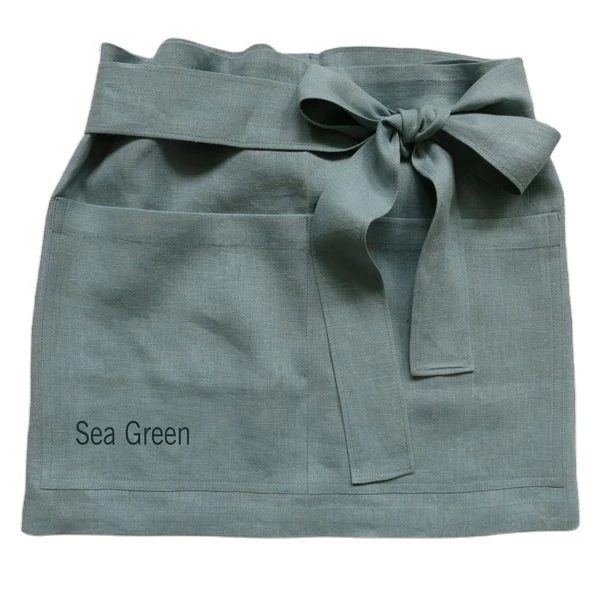 Waist Apron 2024-25 Half Waist Apron Cooking Cafe Shop Waiter Half ...