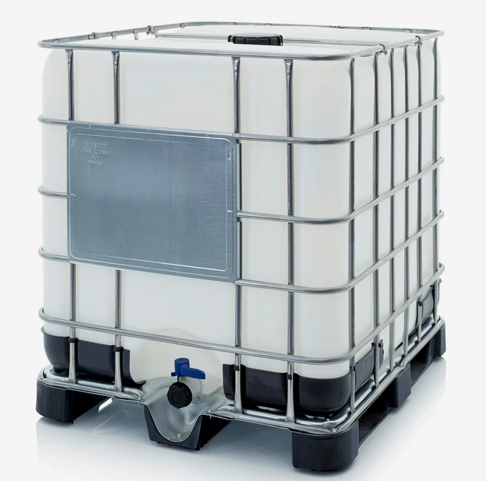 Customized Plastic Water IBC Container 1000 liter HDPE Liquid Storage ...