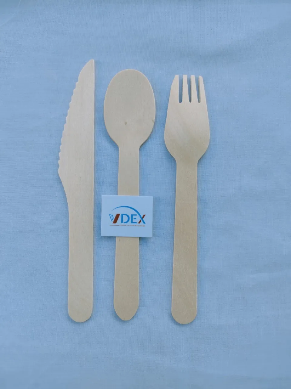 Vdex Biodegradable Restaurant Wood Knife Fork Spoon Box Set Disposable Utensils Wooden Cutlery ...