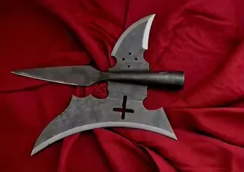 18th Century Medieval Hand Forged Halberd - PEXMO Antiques