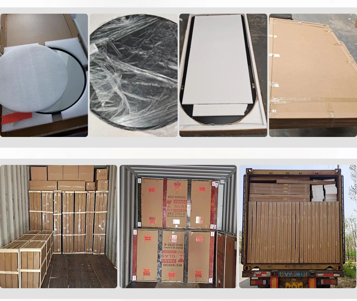 64"x21" Full Length Arched Standing Floor Mirror Full Body Mirror Black ...