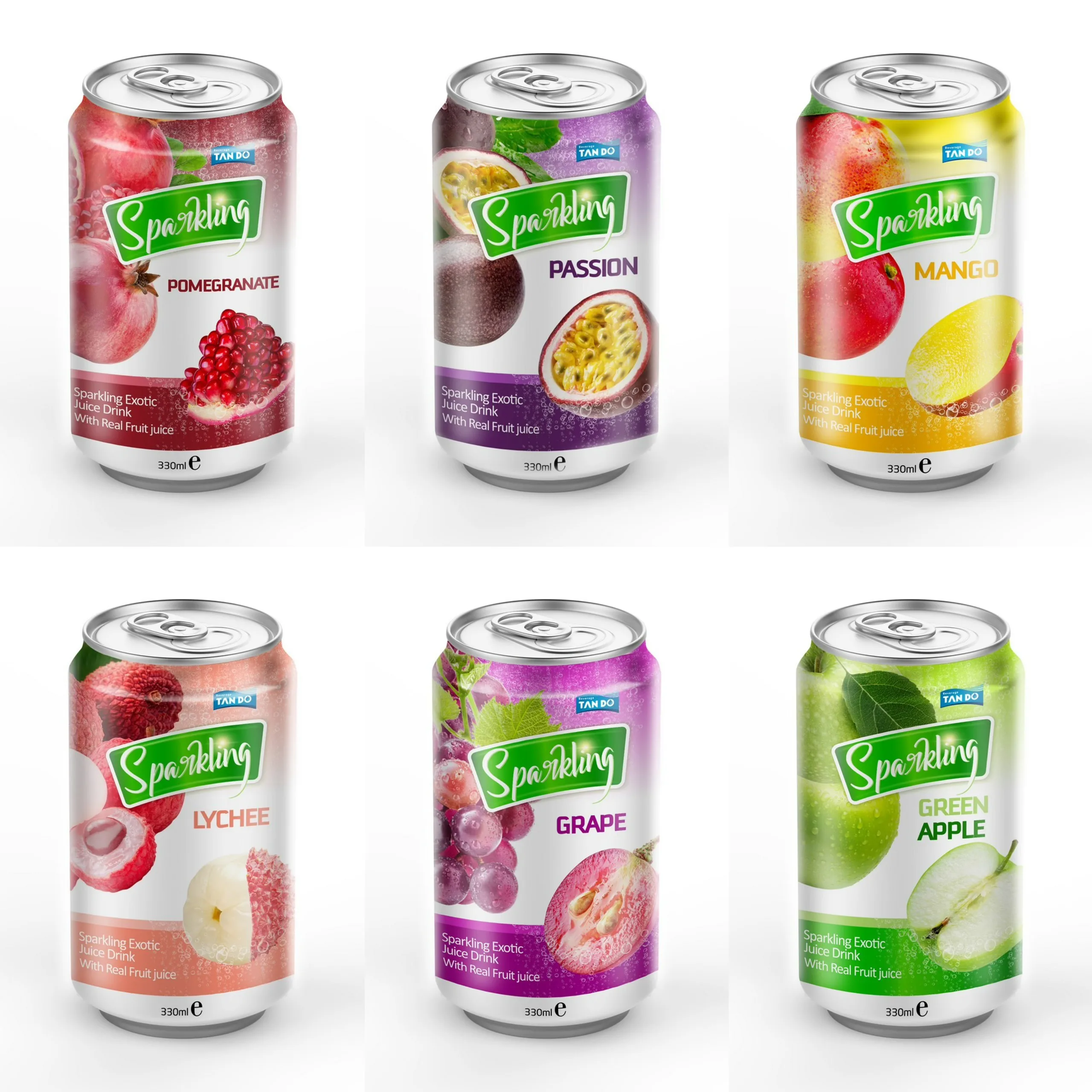 Private Label Fruit Juice Sparkling Water Oem Carbonated Drinks In 330ml Can - High Quality In ...