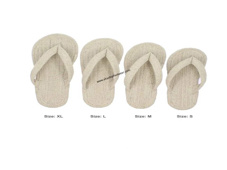 100% Cotton Natural Espadrille V-strap Grey Color Cotton Braided ...