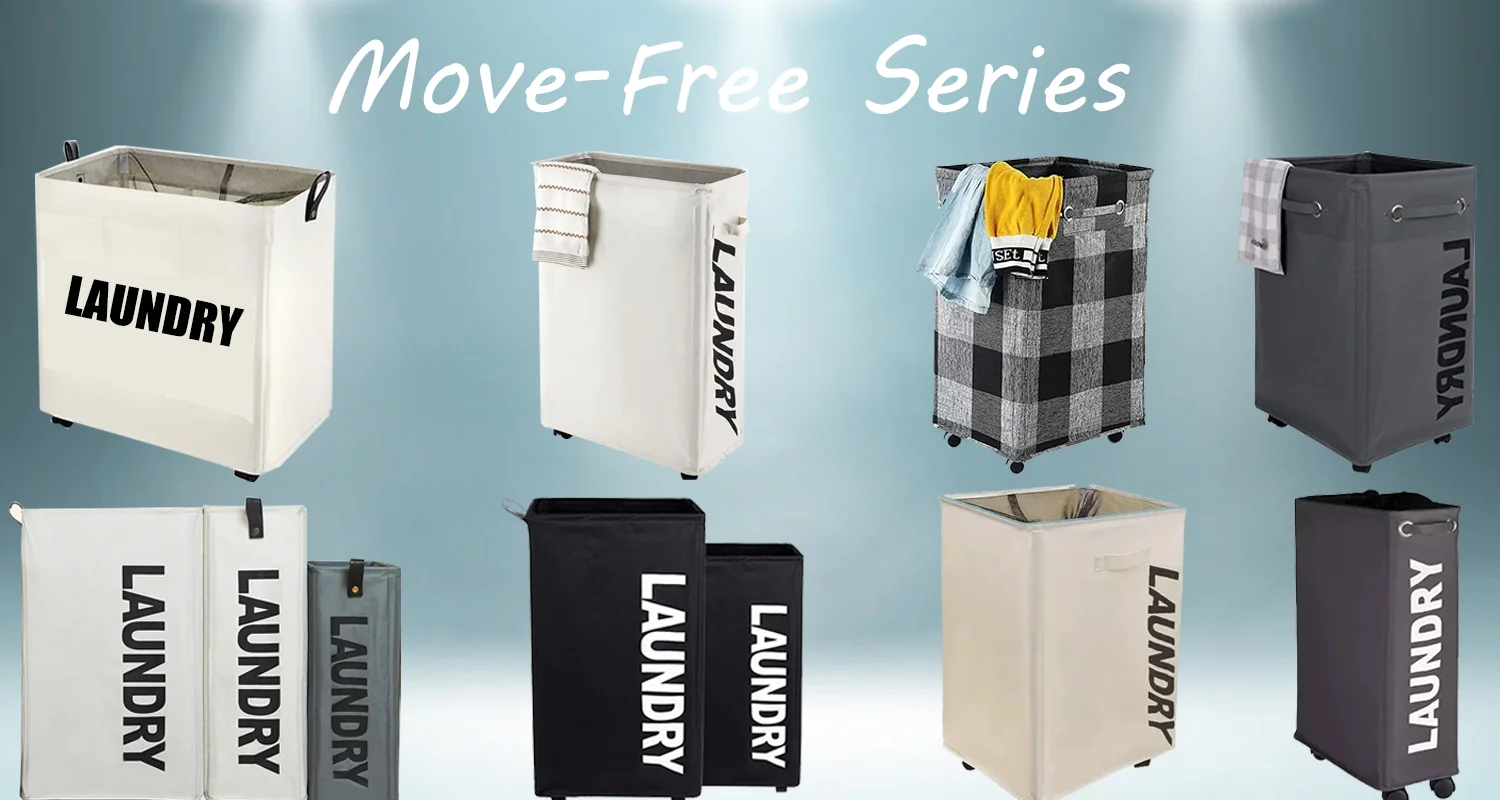 Foldable Portable Laundry Hamper Laundry Basket With Handle Laundry ...