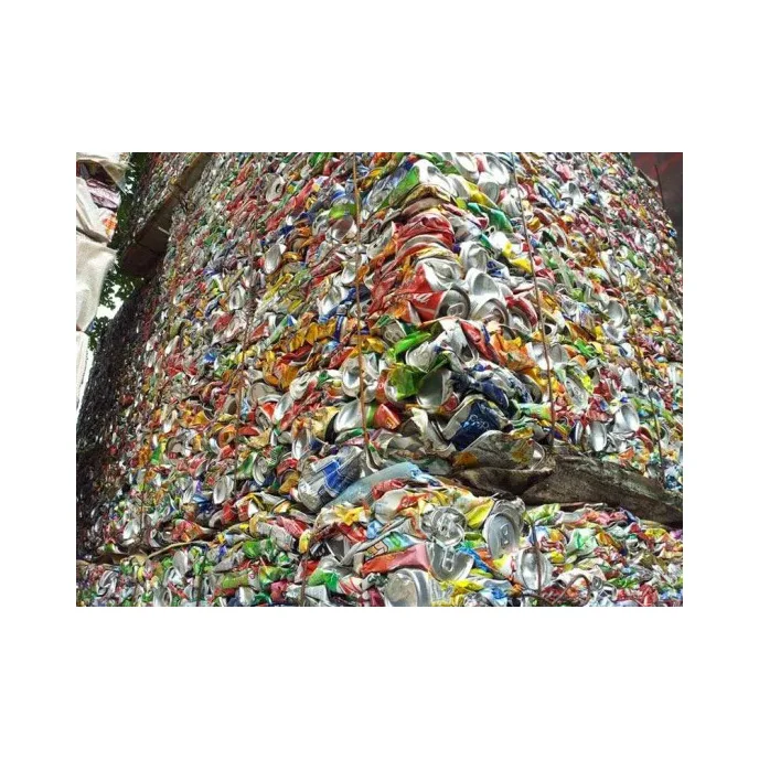 Premium-Grade Recycled Aluminum UBC Can Scrap Pressed, Baled, and Ready ...
