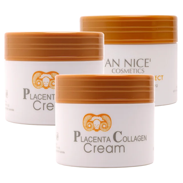 AN NICE Placenta Collagen Cream 100 ML Total Balance Formula for Face ...