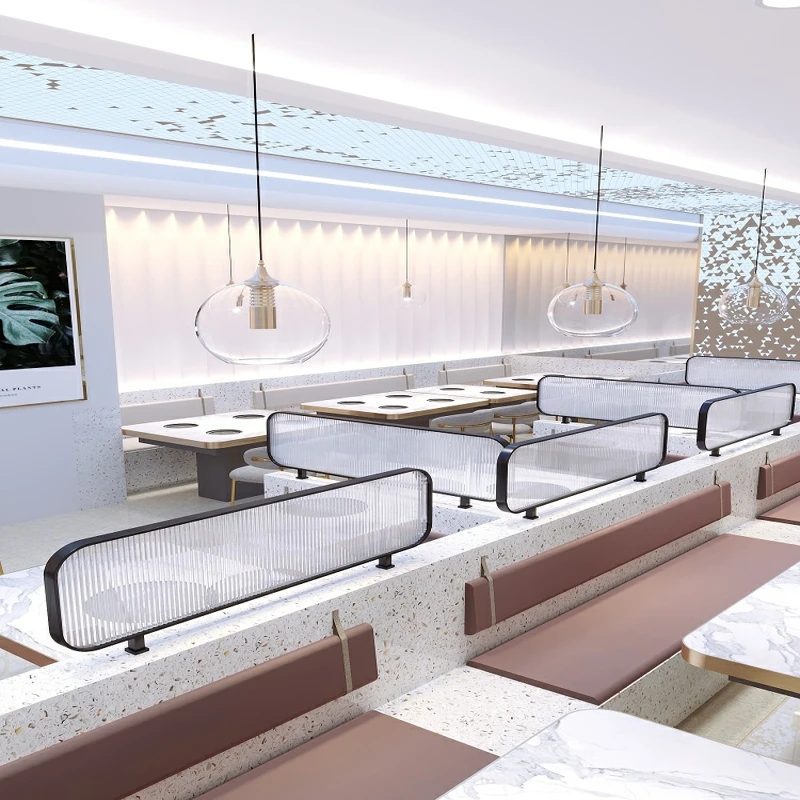 Restaurant Table Partitions - Cafe Dividers & Metal Screens