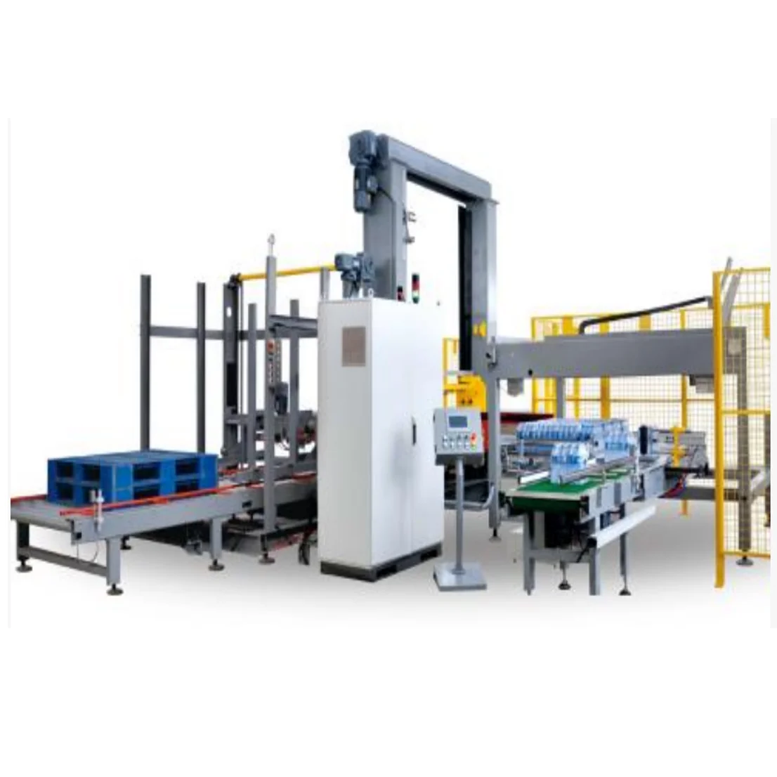 Palletizer Wood New Condition Food & Beverage Factory Full Automatic ...