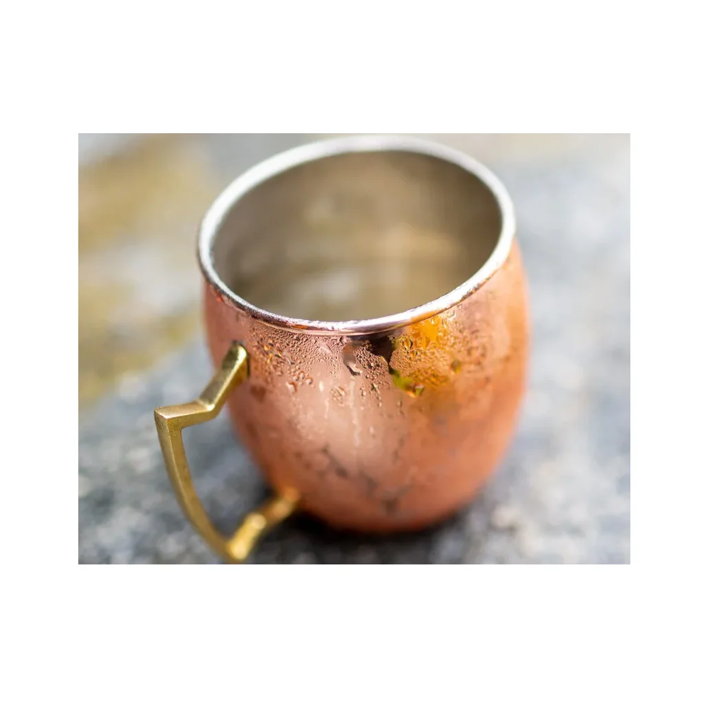 Classic Theme Outside Copper Inside Nickel Plated Tumbler Moscow Mule ...