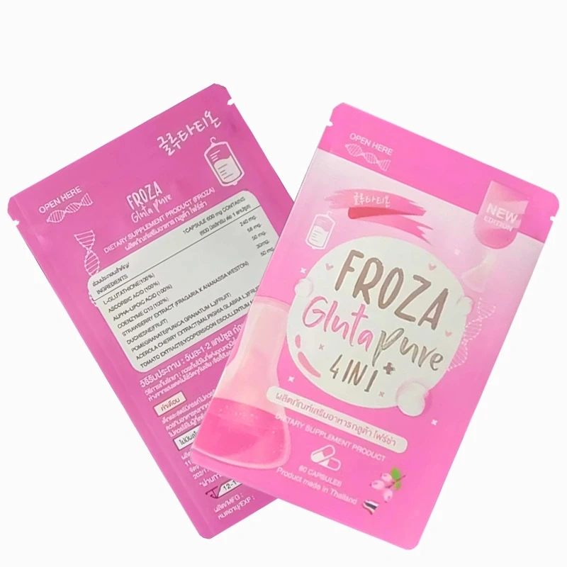 Custom Printed Facial Mask Packaging Bag Flat Heat Seal Aluminum Foil ...