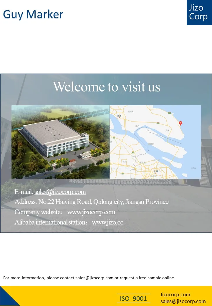 Guy Markers Guard Wire Marker Full Round - Durable & Customizable