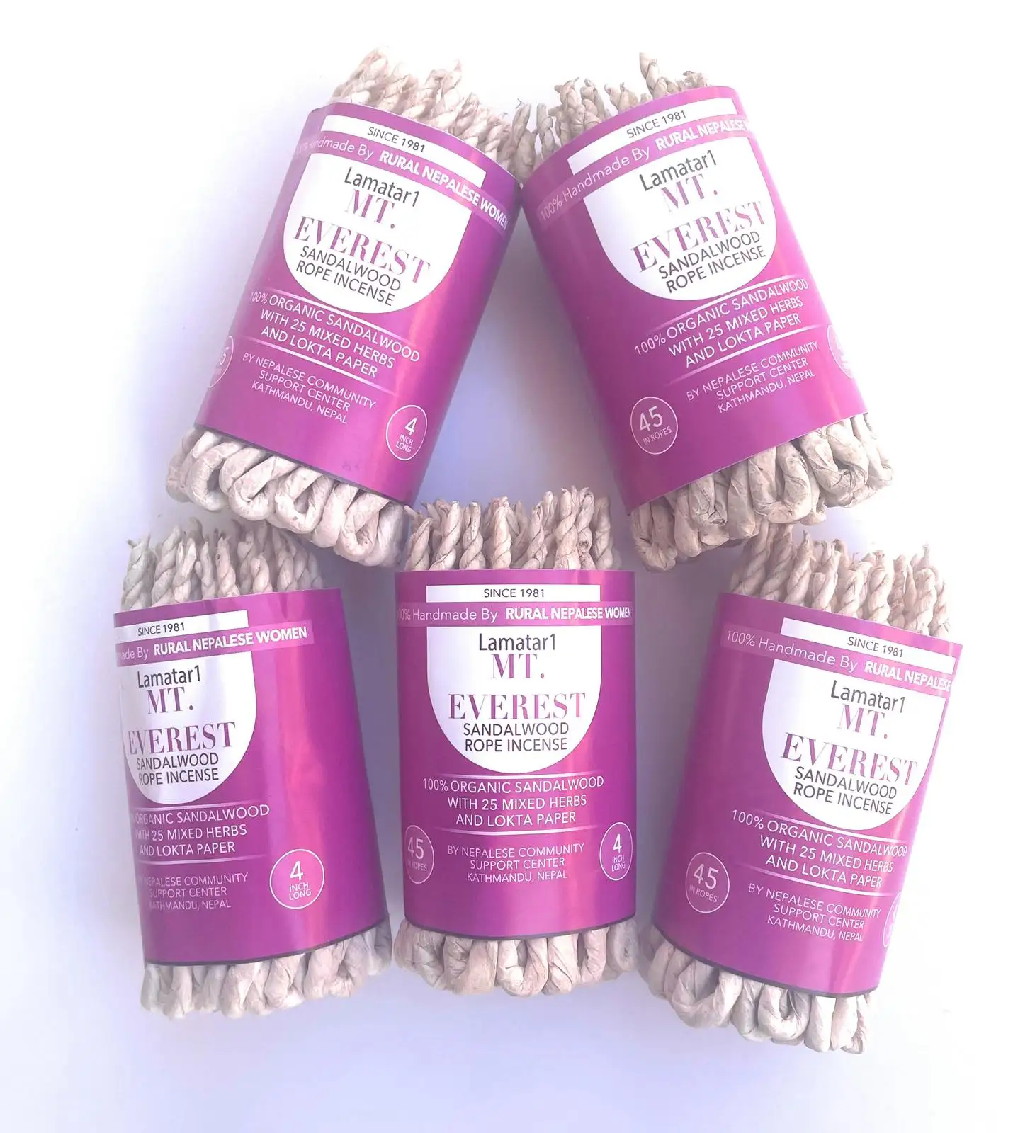 Lamatar1 Sandalwood Incense Set Of 5 Elevate Your Day With Divine ...
