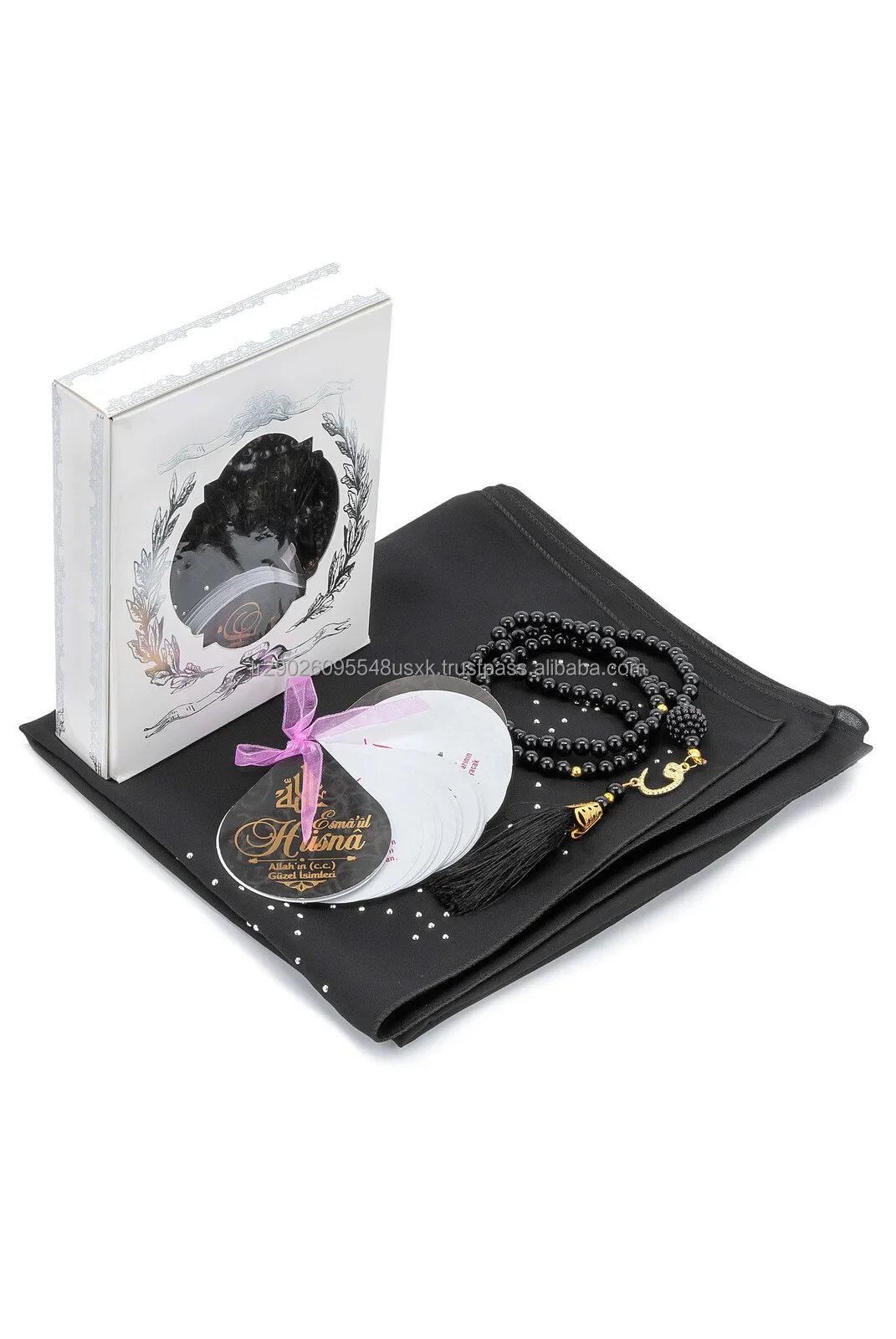 Hijab Gift Set Tasbeeh Shawl Muslim Women Daily Traditional Islamic ...