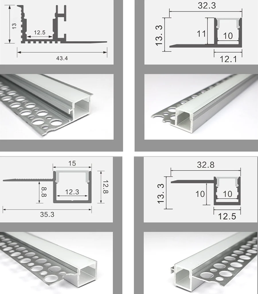 Gypsum Wall LED Strip Lighting - Flexible & Customizable