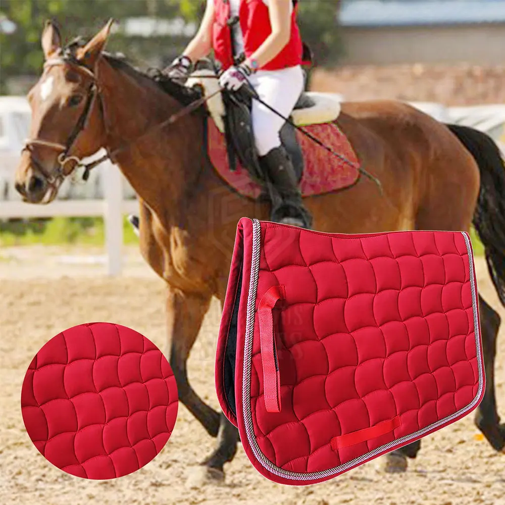 Customized Saddle Pad Equine Tack Jumping Horse Saddle Pad Equestrian ...