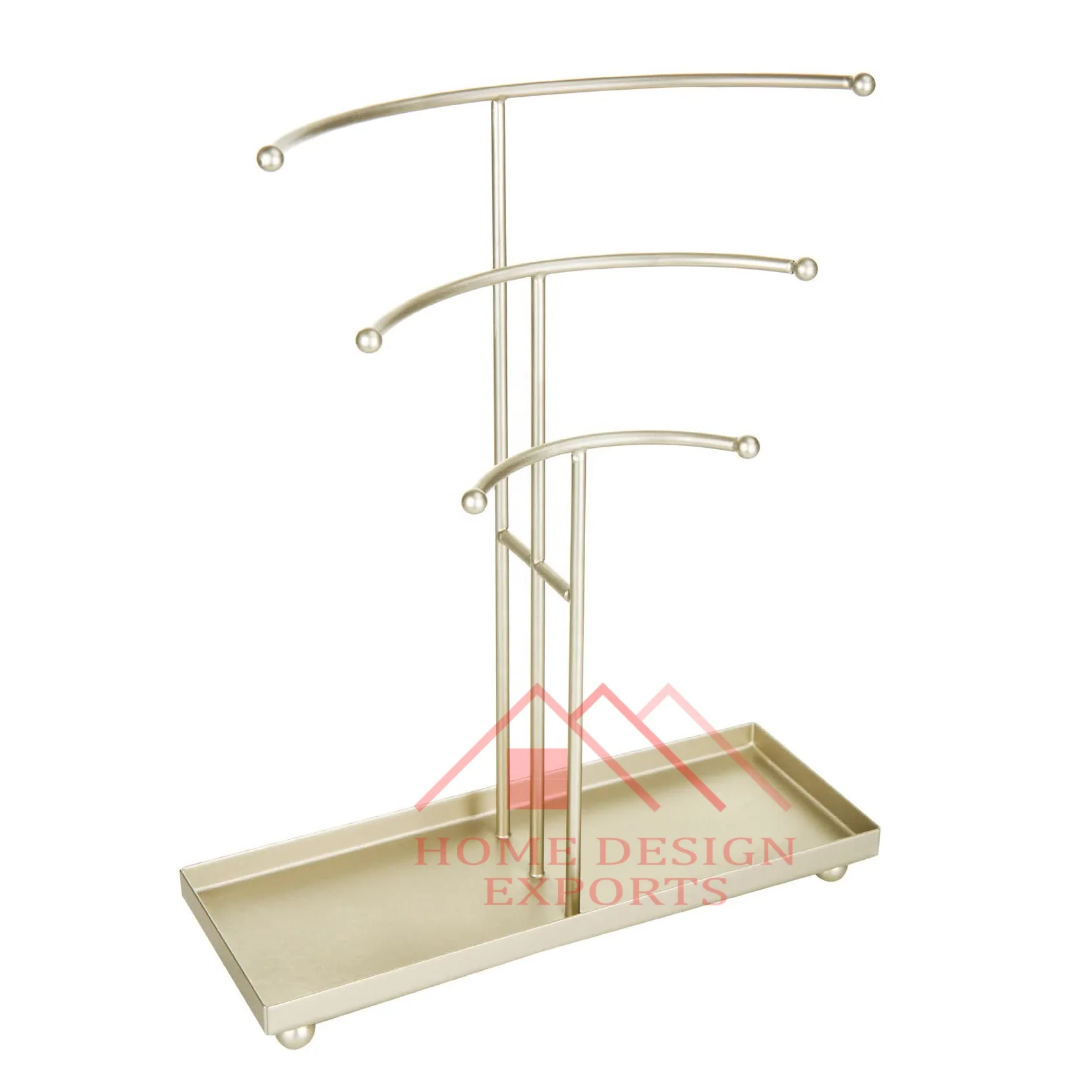 Metal Gold Jewelry Display Stand Holder For Wedding Decoration High ...