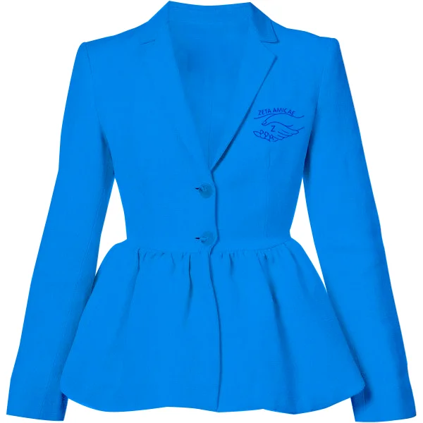 Zeta Phi Beta Amicae Peplum Blazer - Craftive OEM Service