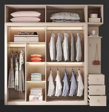 Modern Fashionable Large Storage Space Bedroom Furniture Wooden ...