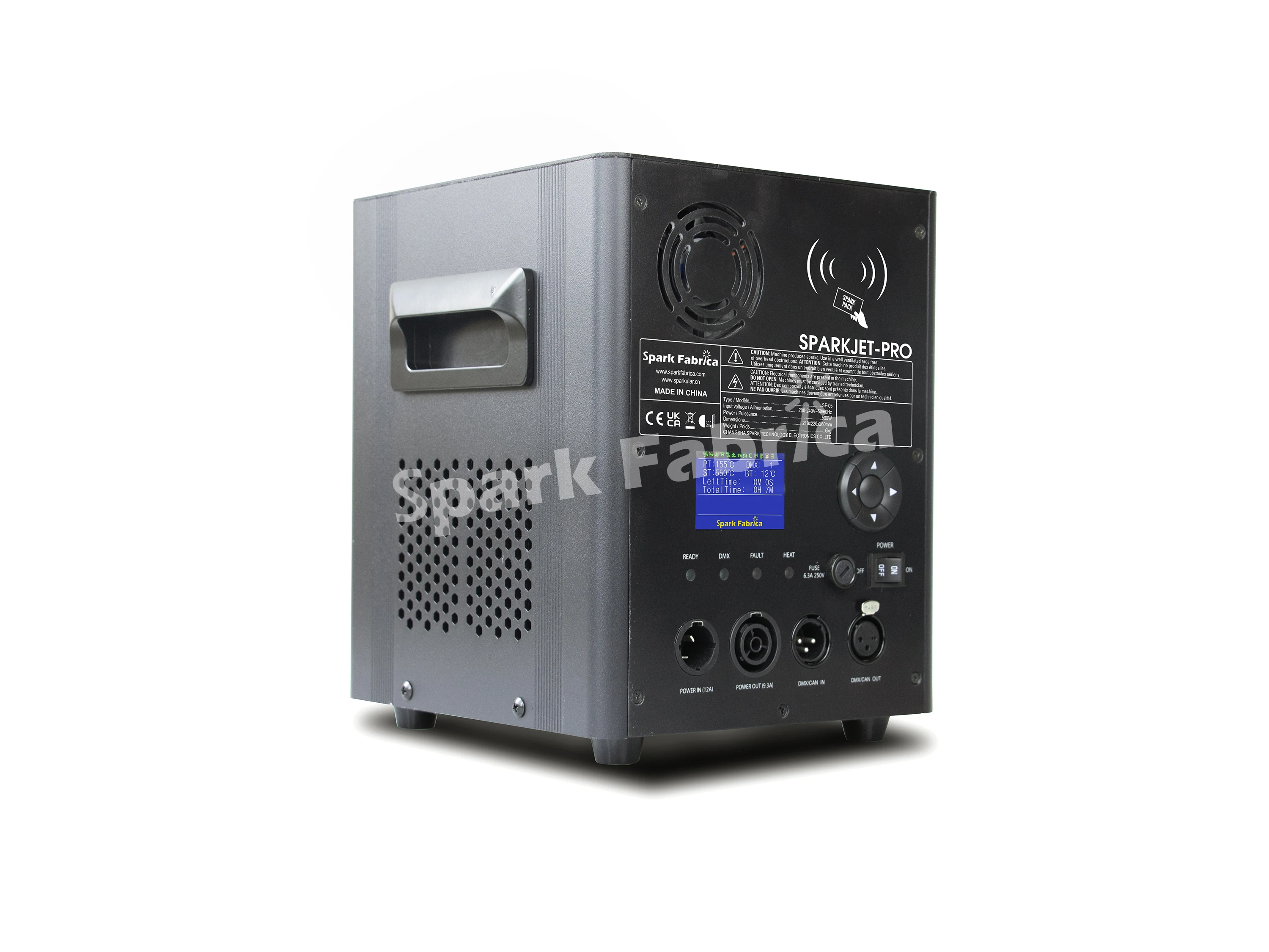 Spark Jet Pro SF 05: 600W Wireless Cold Spark Machine, 5m Adjustable ...