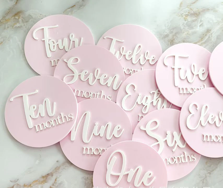 Helloworld Custom Blank Transparent Acrylic Blank Round Circle Acrylic ...