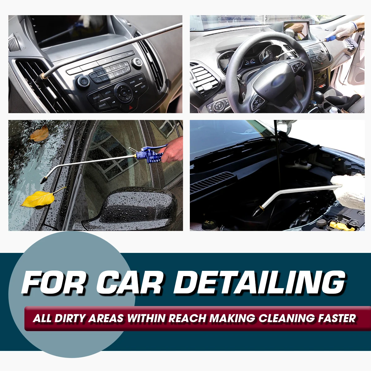 Pneumatic Air Wand Compressor Blow Dust Gun Safe Tip Tool Accessories ...