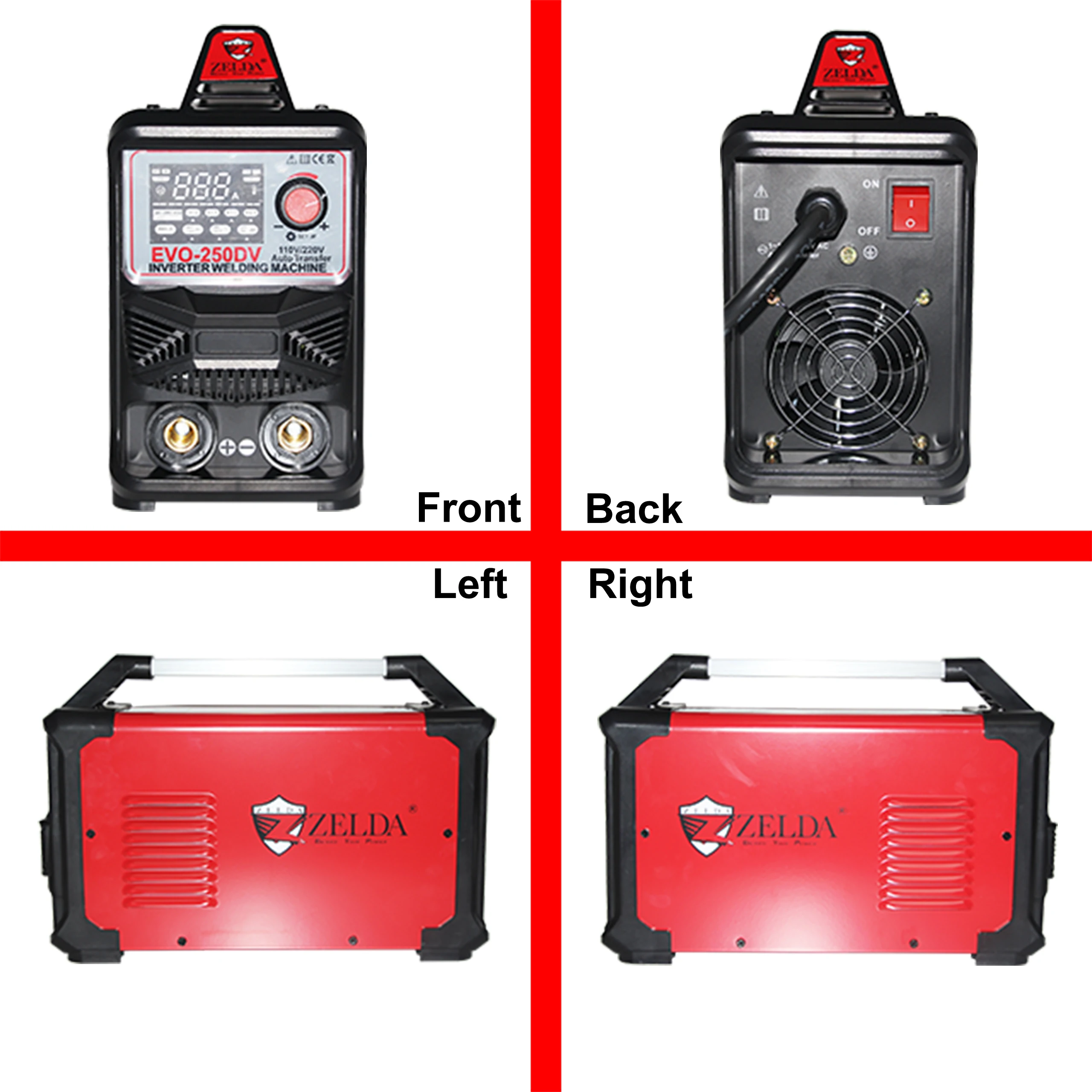 Inversor Soldador 110/220v Mini Welding Machine Mma 250 Welder - Buy ...