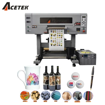 Acetek A3 Uv Dtf Roll Printer 2 In 1 Mobile Cover Wood Cigarette ...