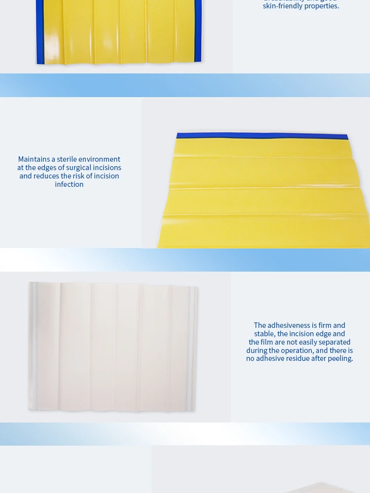 Surgical PU Film Dressing Roll Incise Drape Self-adhesive Surgical Film ...